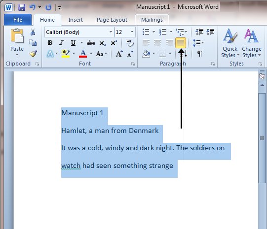 Text Layout How To Centre Left Align Right Align Justify Text 